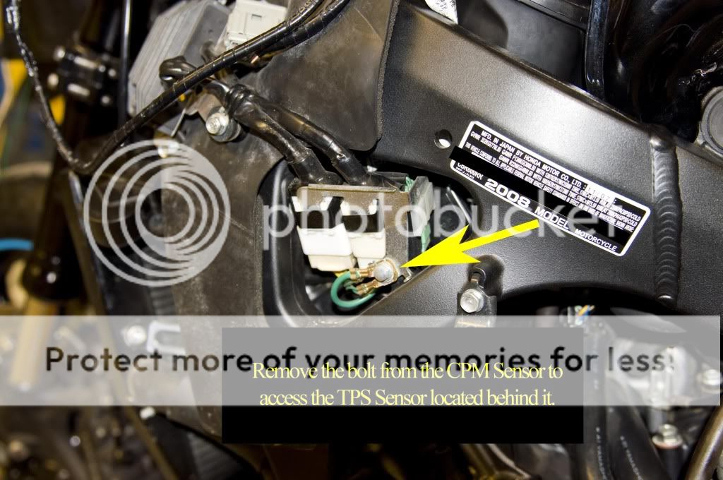 07/08 - TPS (Throttle Position Sensor) Location | Honda CBR 600RR Forum