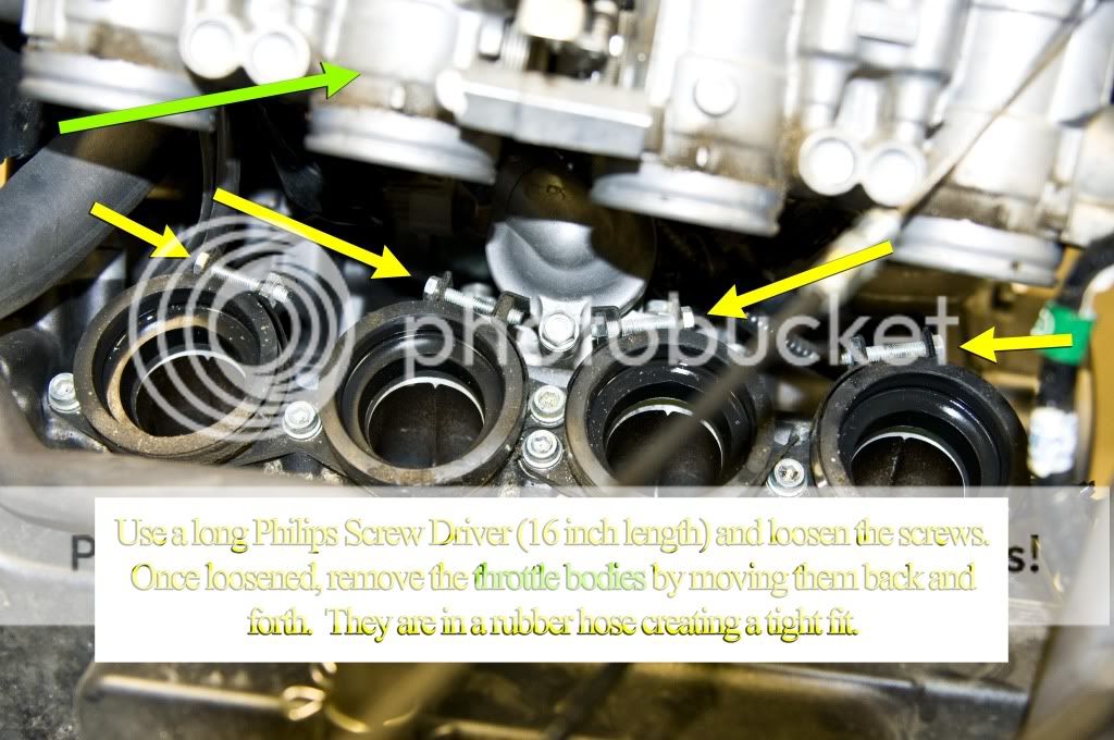 How to: Throttle Bodies Removal 07-08 | Honda CBR 600RR Forum